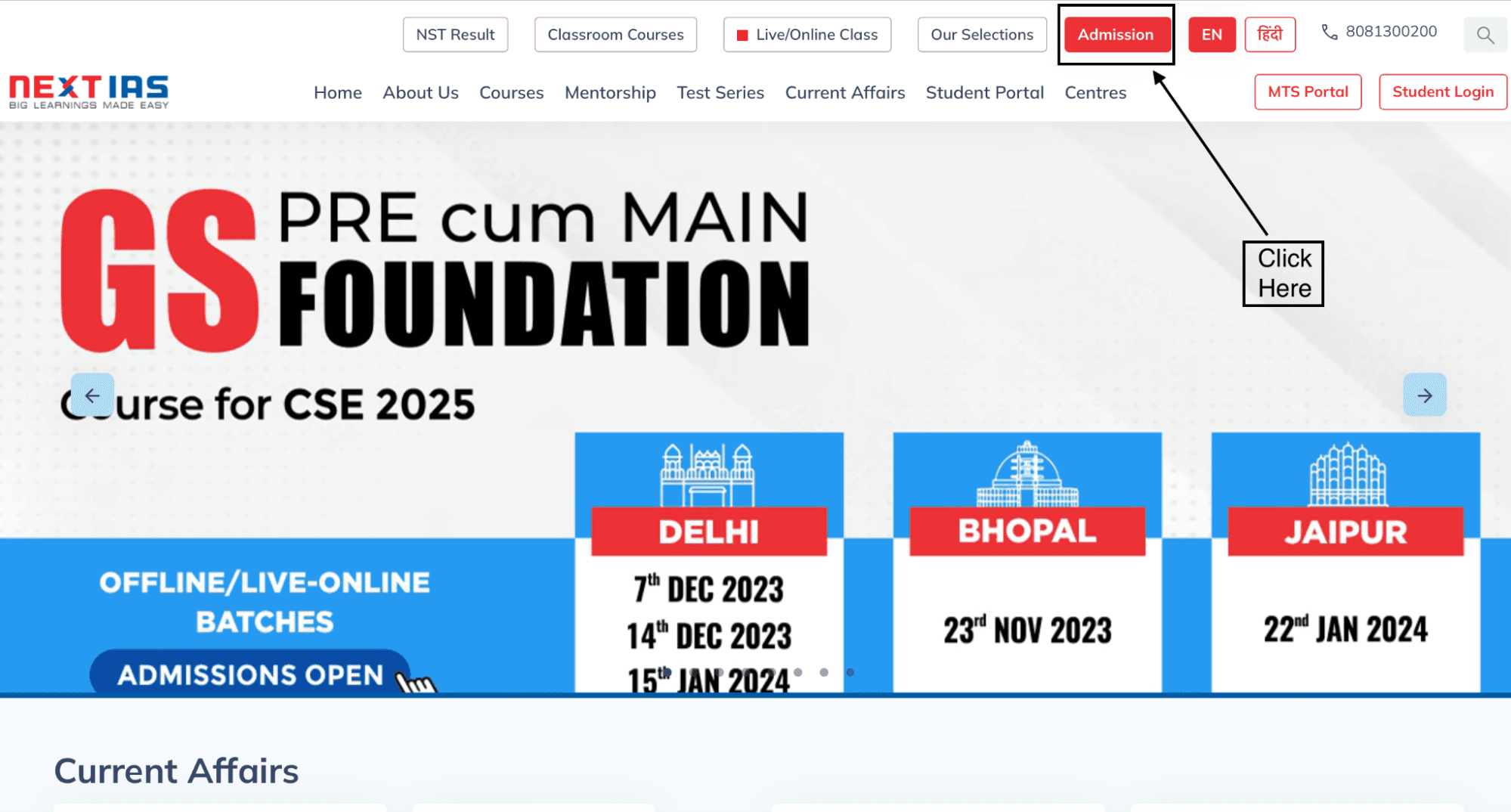 NEXT IAS Fees, Admissions, Classrooms, Counselling & Coaching Review