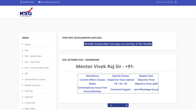 KSG IAS | Old Rajinder Nagar, Delhi | KSG IAS Course Fees 2024, Faculty ...