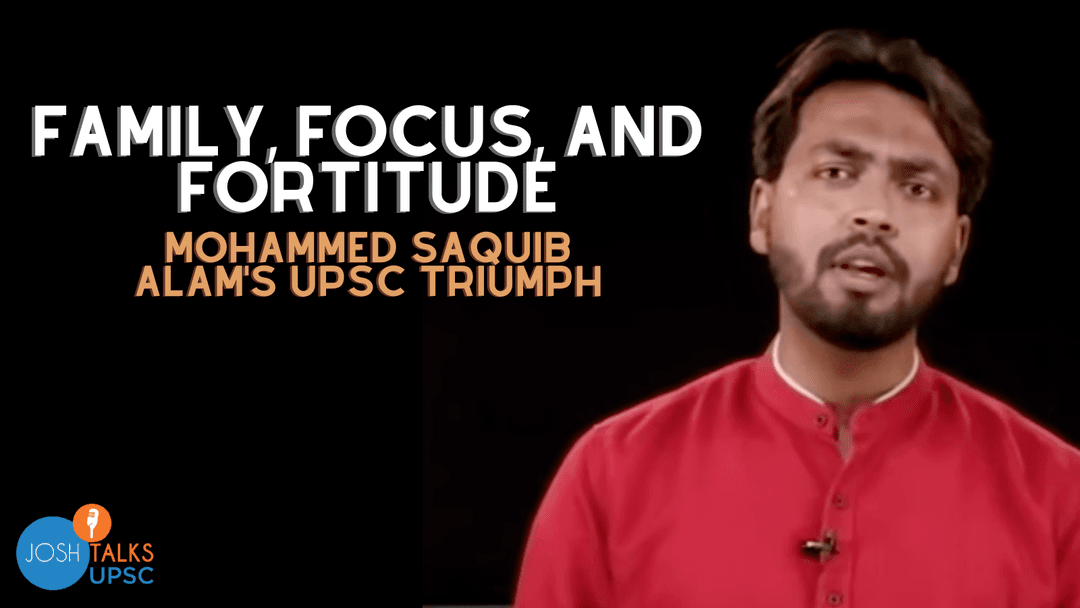 IDES Mohammed Saquib Alam | Josh Talks