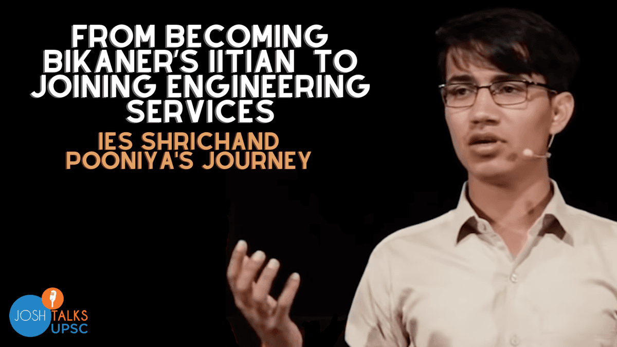 IES Shrikhand Pooniya | Josh Talks