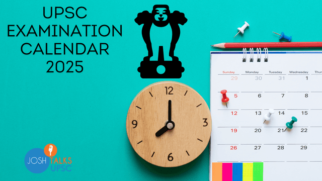 Upsc Calendar 2025 Josh Talks