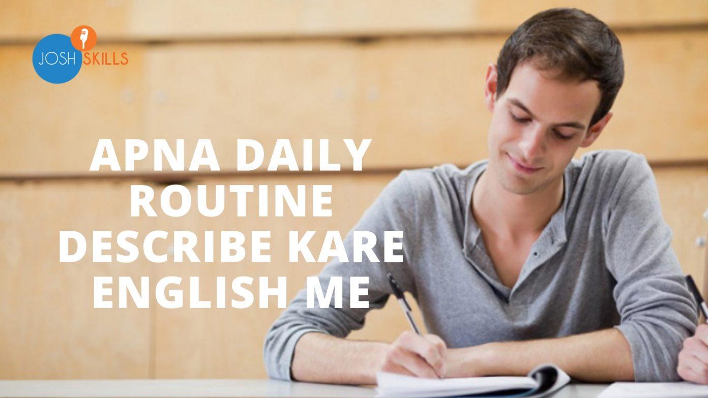 Daily Routine Sentences for Students in English | Josh Talks