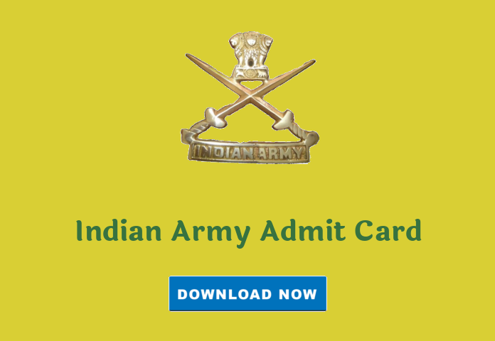 इंडियन आर्मी एडमिट कार्ड 2019 - ऐसे करें डाउनलोड