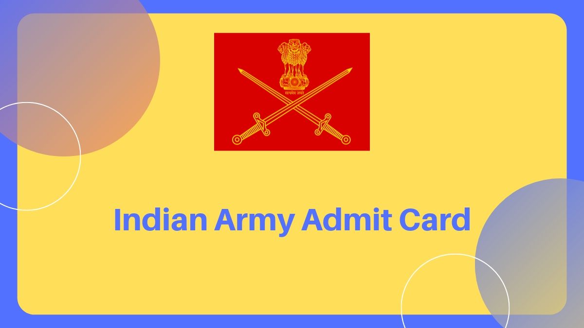 Indian Army Bharti Admit Card 2020 | Download Kare